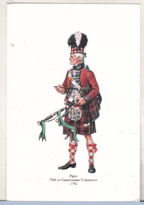 UK - Piper - 79th or Cameronian Volunteers 1794 - unc | eBay