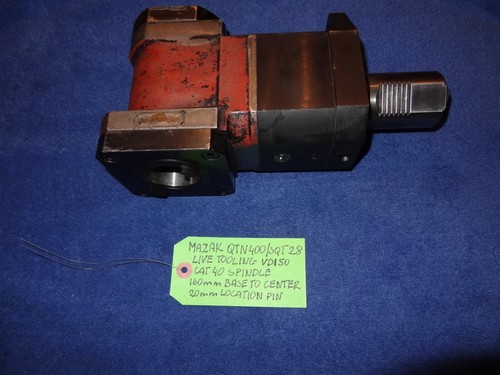 MAZAK QTN400/SQT28 VDI 50 LIVE TOOLING CAT 40 SPINDLE | eBay