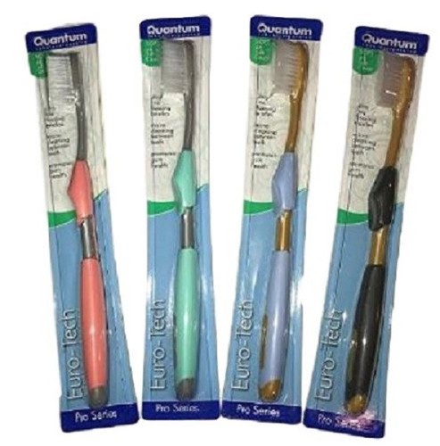 Quantum Labs EuroTech Toothbrush PRO SERIES Pack of 4 Assorted Colors ...