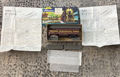 Athearn Blue Box HO Scale Pennsylvania RR F7A #9643 Locomotive W/ Box ...