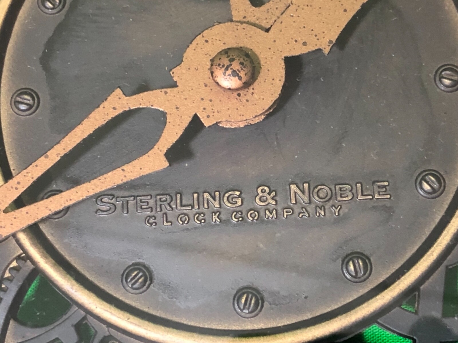 Sterling and Noble Steampunk Style Large Wall Clock Collectible | eBay