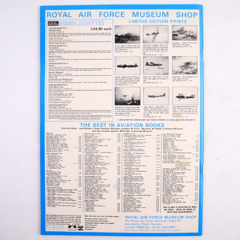 Fly Past Magazine August 1984 #37 Flight Before Wright? D-Day Air Shows ...