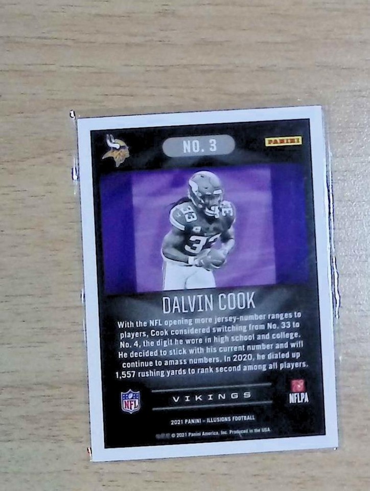 DALVIN COOK CARD #3 BUY ANY 2 ITEMS FOR 50% OFF B202R3S10P15 | eBay