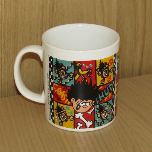 Beano Dennis the Menace & Gnasher tea coffee mug Kilncraft 1994 Crash ...