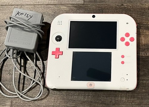 Nintendo 2DS Disney Magical World Peach White Pink Console w/ Charger ...