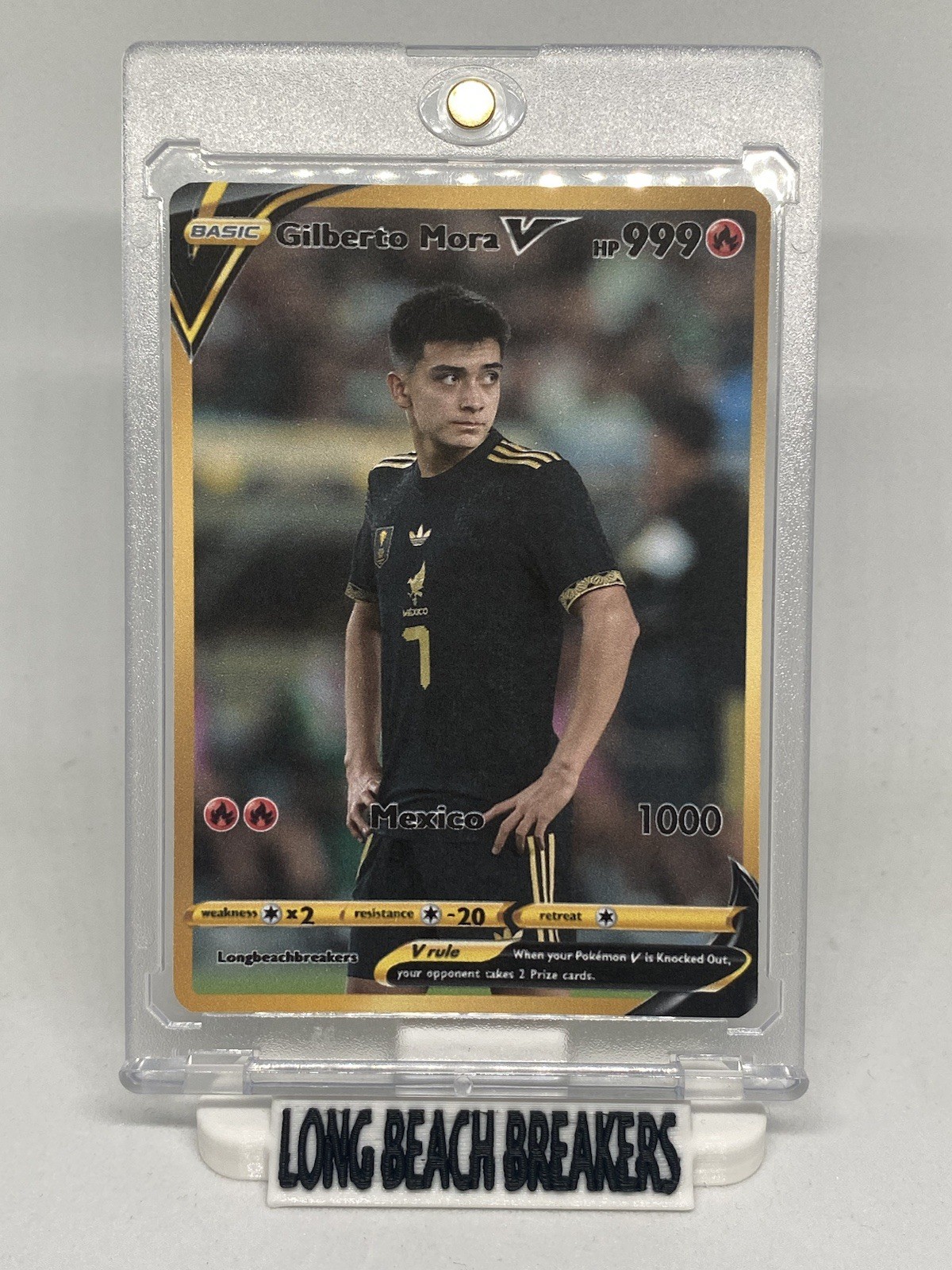 Gilberto Mora Pokémon Card Full Art Mexico Soccer Team | eBay