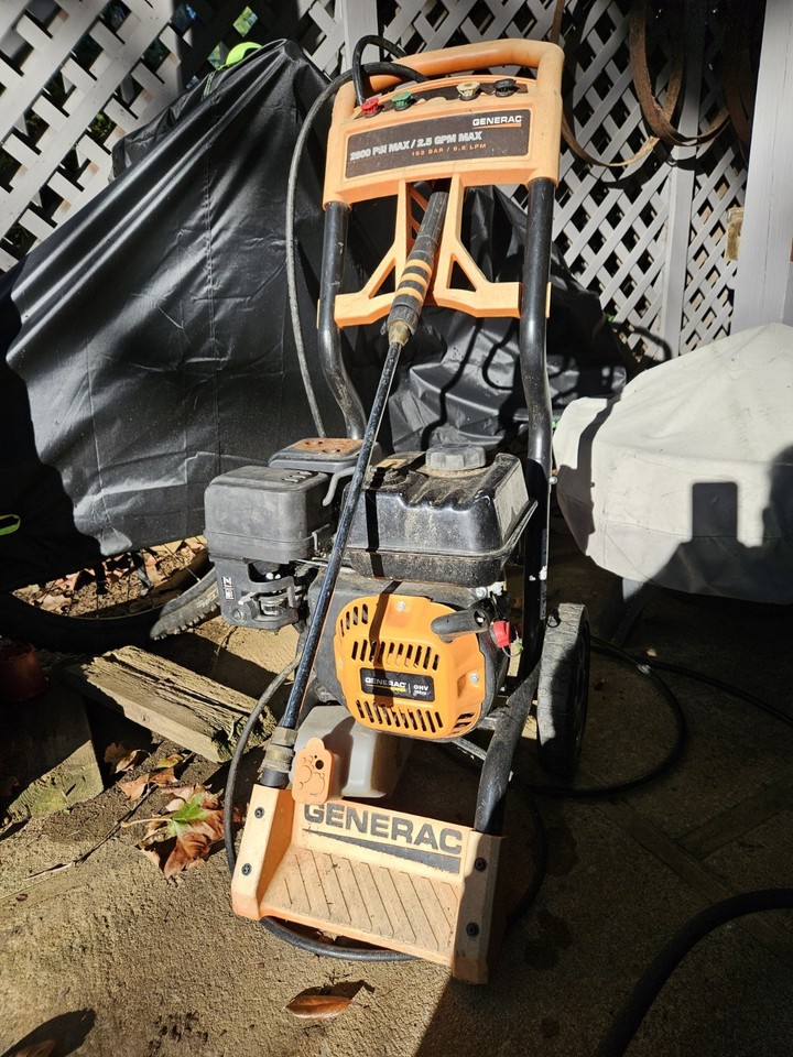 Generac Professional GAS Power Washer 2800 psi. All 4 Nozzles. New ...