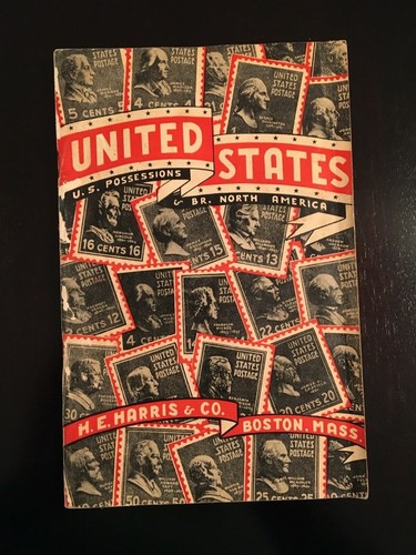 H E Harris Vintage UNITED STATES US POSSESSIONS Stamp Catalog | eBay