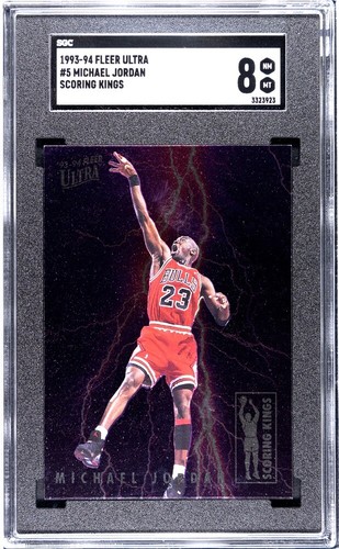 🔥1993-94 Fleer Ultra #5 Scoring Kings Michael Jordan SGC 8 PSA ...