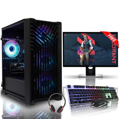 ULTRA FAST i7 i5 i3 Desktop Gaming Computer PC 2TB 16GB RAM RTX3050 W10 ...