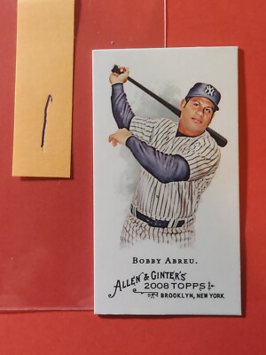 2008 Topps Allen and Ginter Mini #145 Bobby Abreu, cd1 | eBay