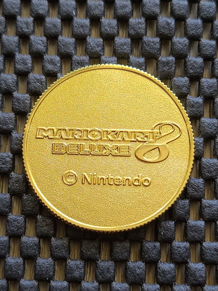 Nintendo Super Mario Coin Kart 8 Deluxe Switch Medal Rare Promo ANIMAL ...