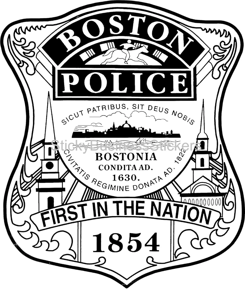 Boston Police Hat Badge