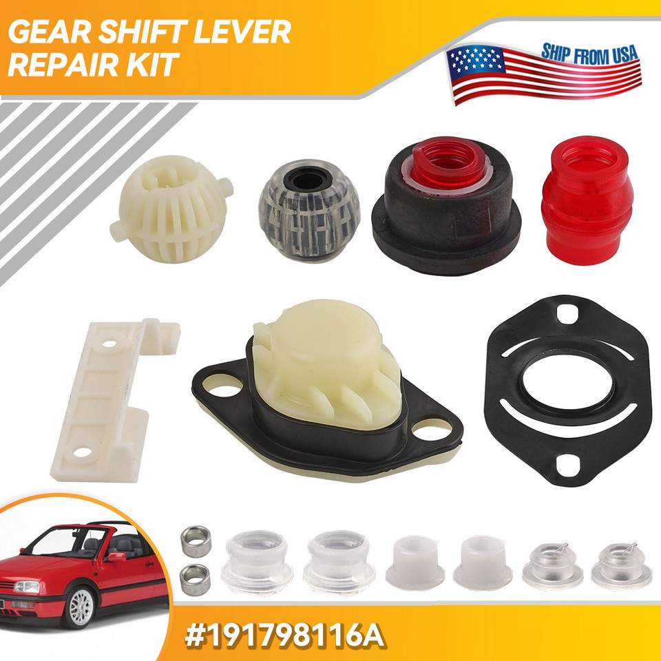 !Manual Transmission Shifter Bushing Lever Repair Kit Fit For VW Golf ...