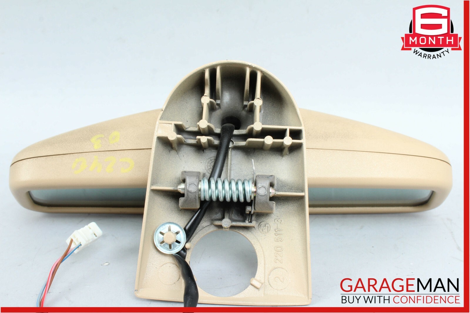 01-09 Mercedes W203 C230 C240 CLK320 Interior Rear View Mirror w/o Mic ...
