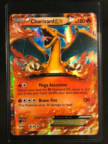 Pokemon Charizard EX XY17 JUMBO Holo NM/M Oversized Promo Card with ...