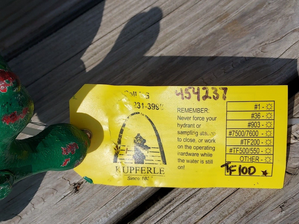 Vintage Cast Iron Total Eclipse (Garden,Yard,Fire) 7'3" Freeze-Proof ...