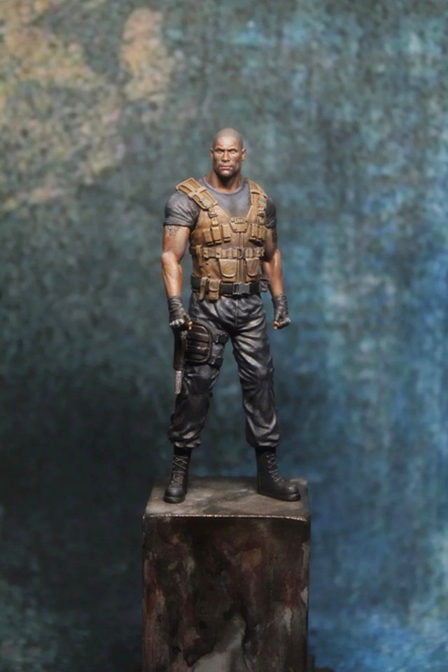 75 mm Resin Figures Model Kit Fast & Furious 1:24 Dwayne Johnson G315 ...