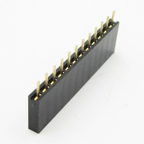 10Pcs 2.54mm Pitch 0.1 1x12 12 Pin 12p Female Dupont Through Hole ...