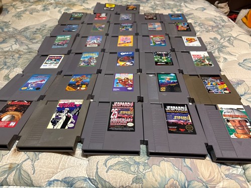 Lot of 32 NES NINTENDO GAMES (all in great shape, and work) | eBay