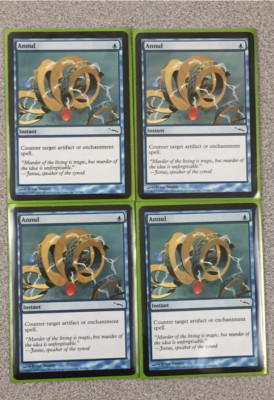 MAGIC THE GATHERING ANNUL 4XPLAYSET - MIRRODIN - COMMON - LP - MTG | eBay