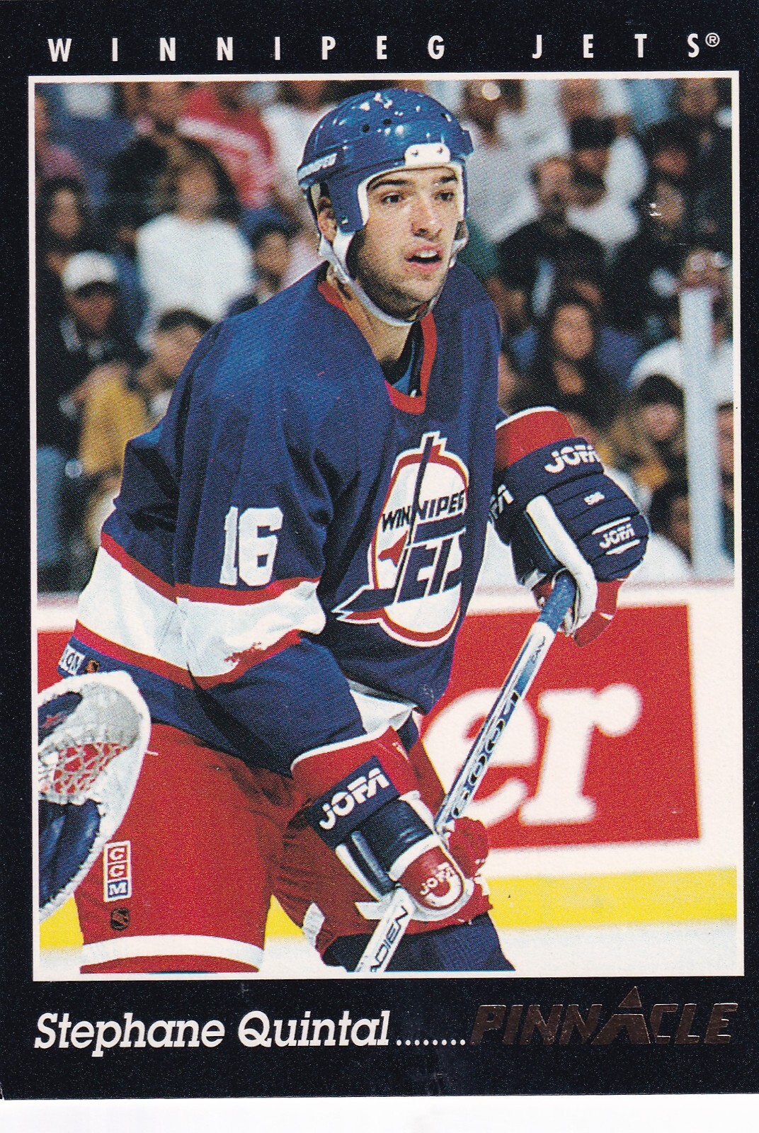 1994 Pinnacle #326 Stephane Quintal NHL Winnipeg Jets + Free Mystery ...