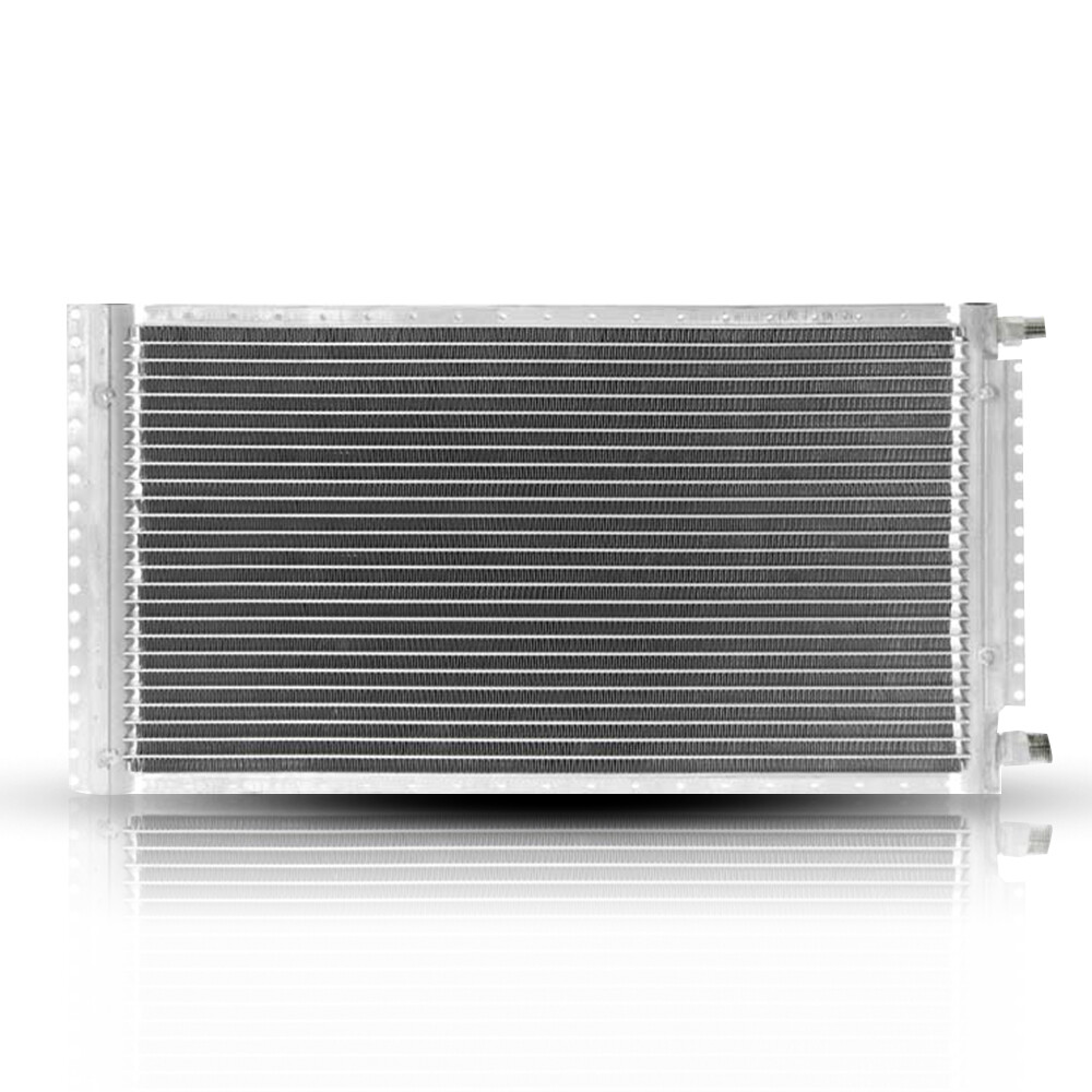 Universal Condenser A/C Fits 11x20 (18mm Core Depth) 4 Rails Unpainted ...
