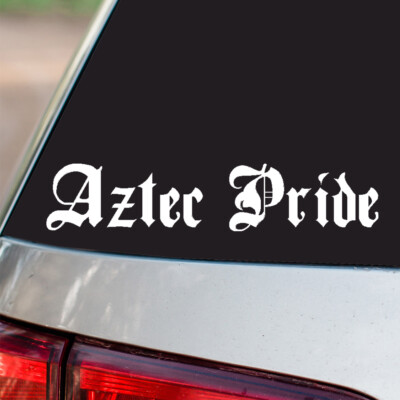 Aztec Pride Vinyl Sticker Country Pride all sizes chrome and regular ...