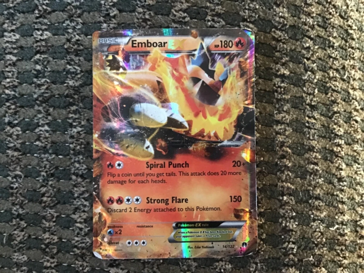 Pokemon Emboar Card Ex