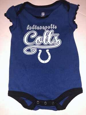 NFL Team Apparel Indianapolis Colts Baby Girl 12 M Bodysuit One Piece ...