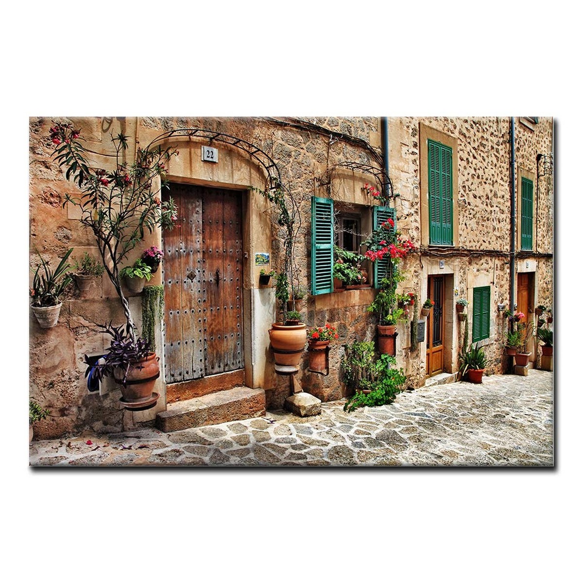 Tuscan Murals Mediterranean Tile Mural/mosaic Ceramic Panel Of Tuscany