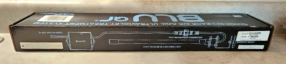 BLU-QR by RGF Ultraviolet Treatment System 1-Year Stick Light~ Sealed ...