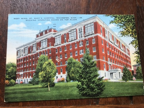 West Wing St Mary's Hospital Rochester Minnesota Postcard | eBay