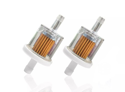 (2-Pack) HD Fuel Filter 1/4" Directional Flow for Small Engines ...