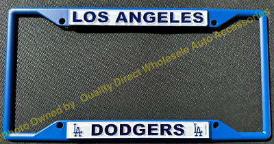 ⭐️⭐️⭐️⭐️⭐️ DODGERS BASEBALL MLB Los Angeles Metal License Plate Frame ...