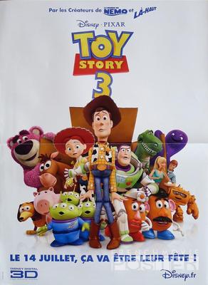 TOY STORY 3 - DISNEY / PIXAR / LASSETER / HANKS - ORIGINAL FRENCH MOVIE ...