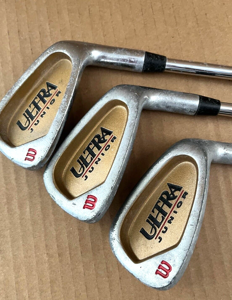 Wilson Ultra Junior 5, 7 & 9 Irons Steel Shaft 3 piece set | eBay
