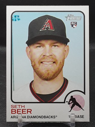 SETH BEER 2022 TOPPS HERITAGE ROOKIE DIAMONDBACKS G1 | eBay
