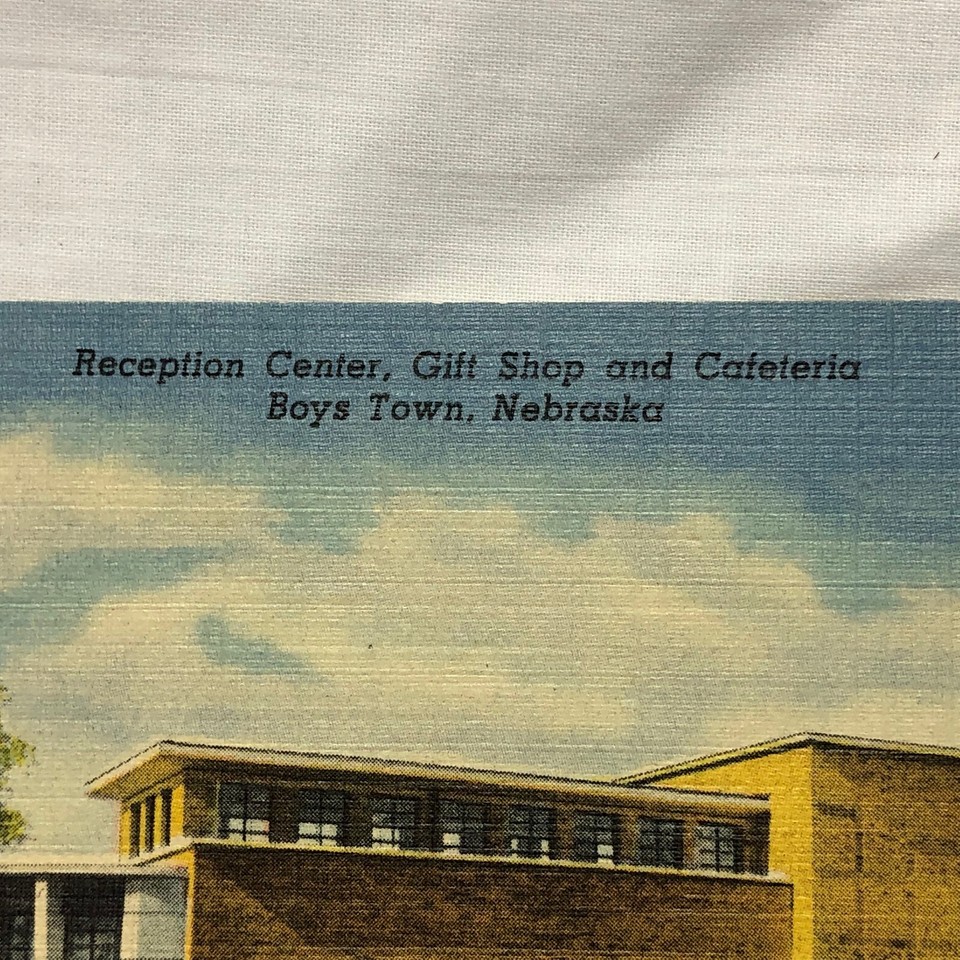 Vintage Reception Center Boys Town Nebraska Postcard Not Used | eBay