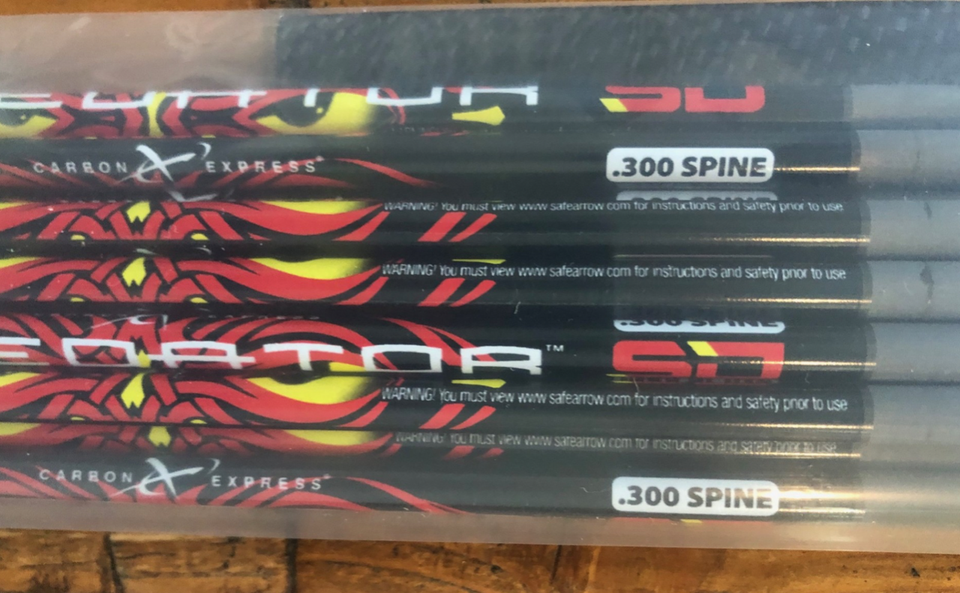 Carbon Express Arrows - Predator SD - 300 Spine - 12 PK MPN 51169 W ...