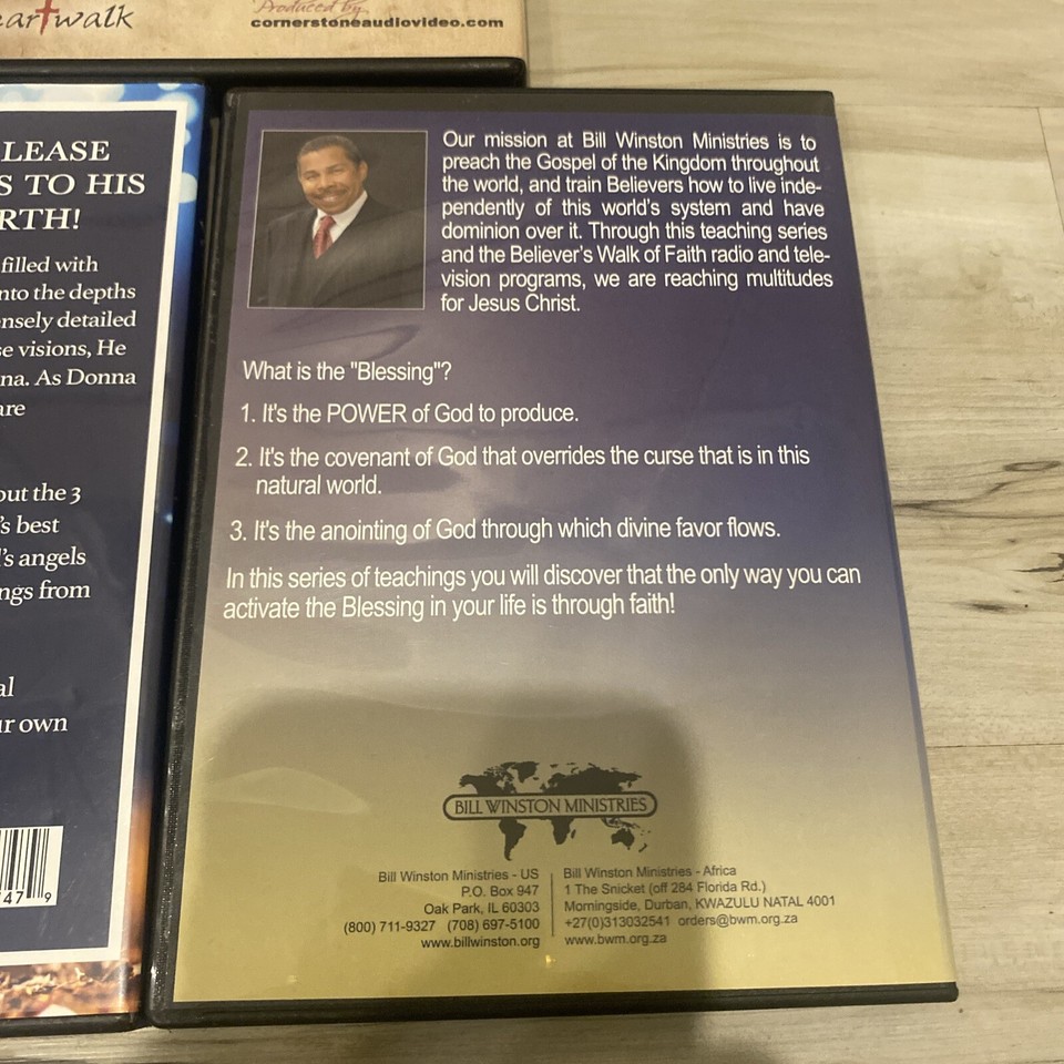 CHRISTIAN TEACHING AUDIO CD & DVD LOT Rabbi Cliff Maynard Bill Winston ...