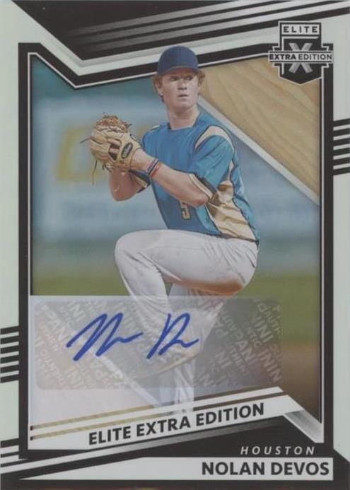 2022 Panini Elite Extra Edition - Nolan DeVos #163 Signatures (AU, RC ...
