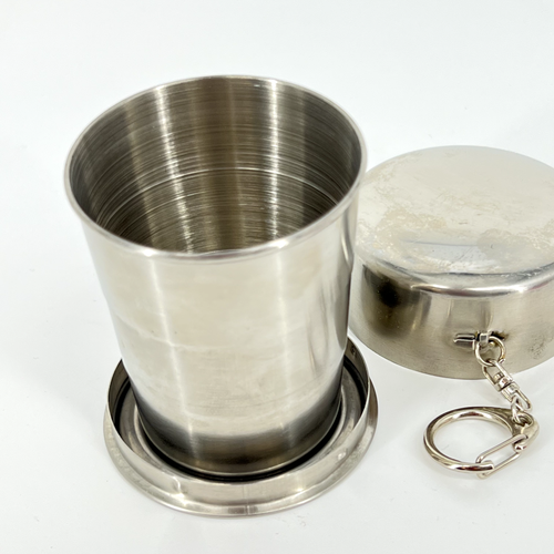 Stainless Steel Collapsible Cup Portable Travel Folding Telescopic ...
