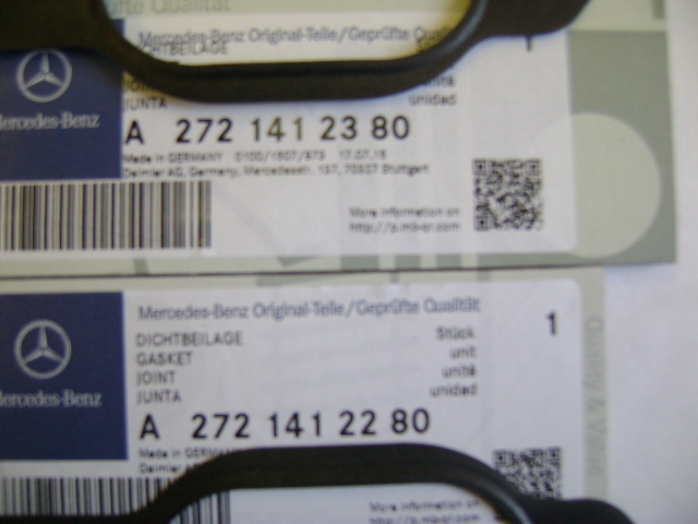 Intake Manifold Air Flap Repair Kit Mercedes-benz M272 & M273 Original ...