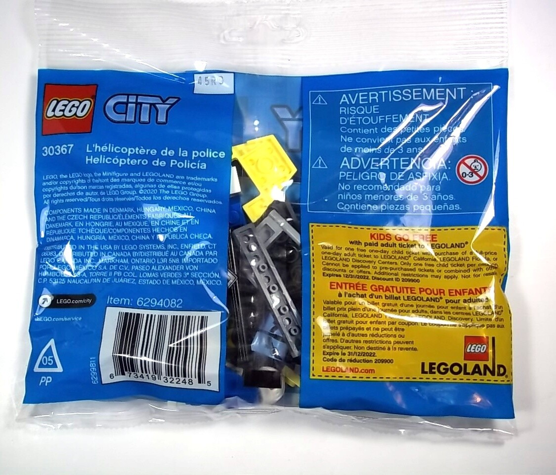 Lego City Police Helicopter polypack #30367 39 pcs NEW 673419322485| eBay