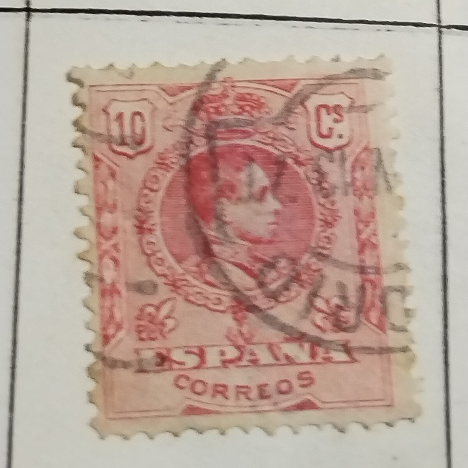 SPAIN Old Stamp Album page With Unchecked Stamps | eBay UK