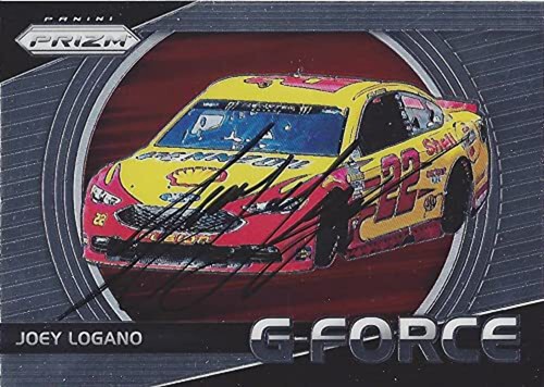 Joey Logano 2018 Panini Prizm Racing G FORCE (#22 Shell Pennzoil Car ...