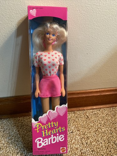 1995 ~ Pretty Hearts Barbie Doll ~ Mattel #14473 ☆Blonde ☆ NRFB NIB | eBay