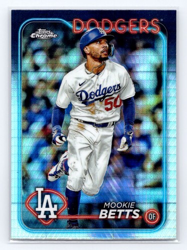 2024 Topps Chrome #296 Mookie Betts Prism Refractors | eBay
