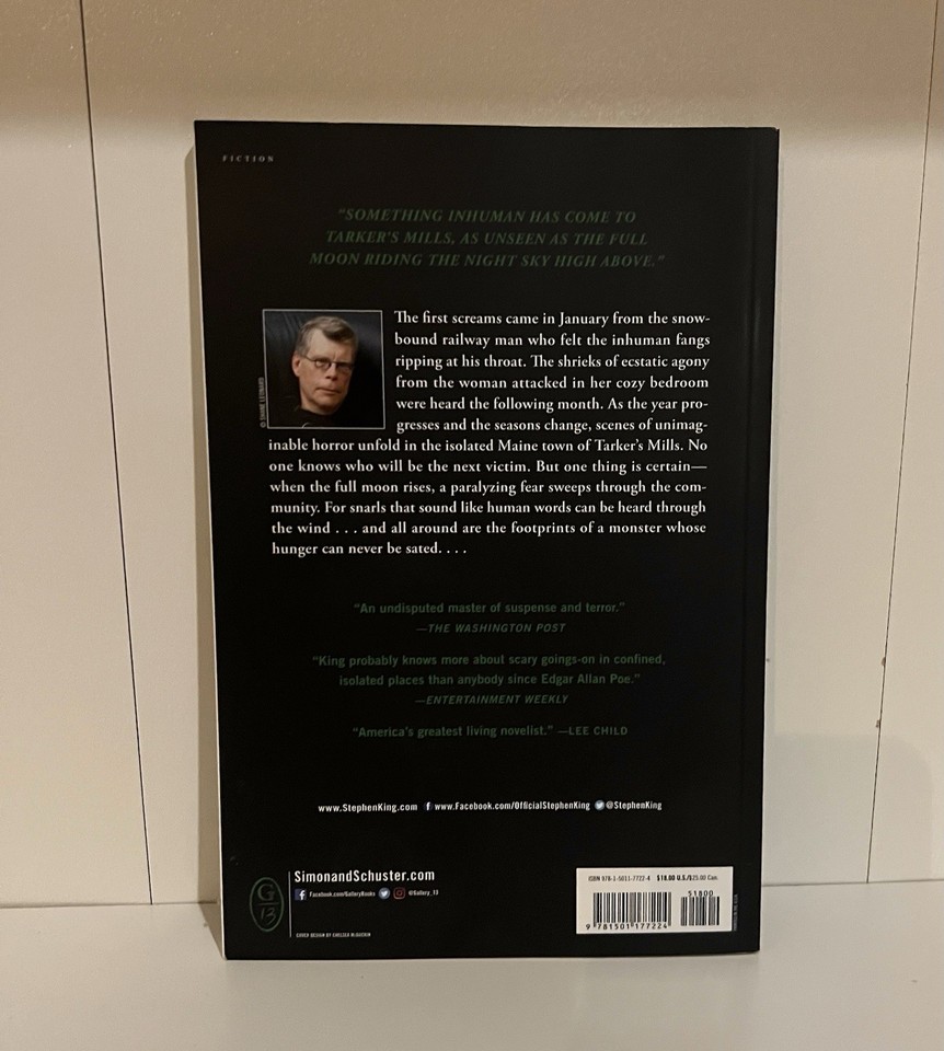 Cycle of The Werewolf, Stephen King, Illustrated By Bernie Wrightson ...